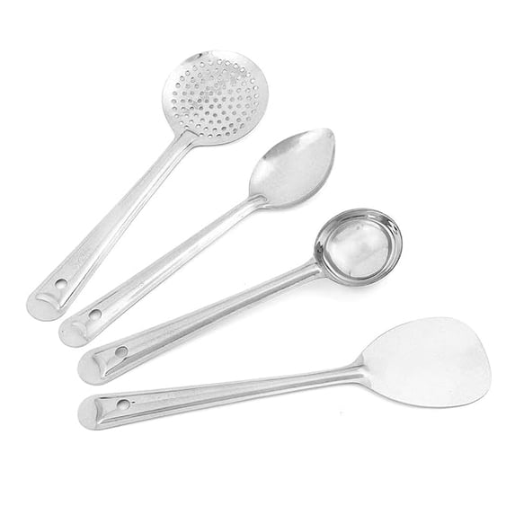 CHEFORRA Stainless Steel Serving Spoon Set Includes Server, Turner ...