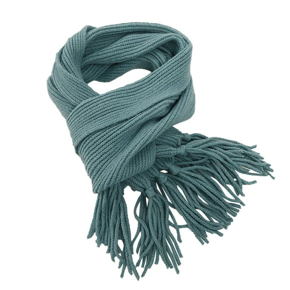Baqcunre Clearance! Scarf for Women, Winter Solid Kint Feel Pashmina ...