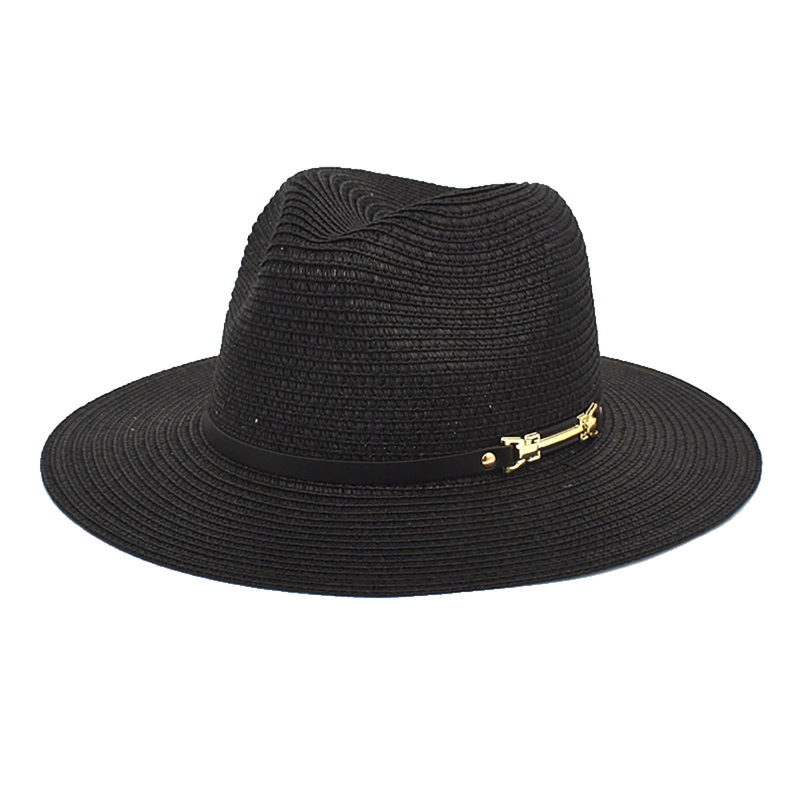 CHEGUTA Sun Hats for Women Big Brim Straw Hat Panama Jazz Fedora Ladies ...