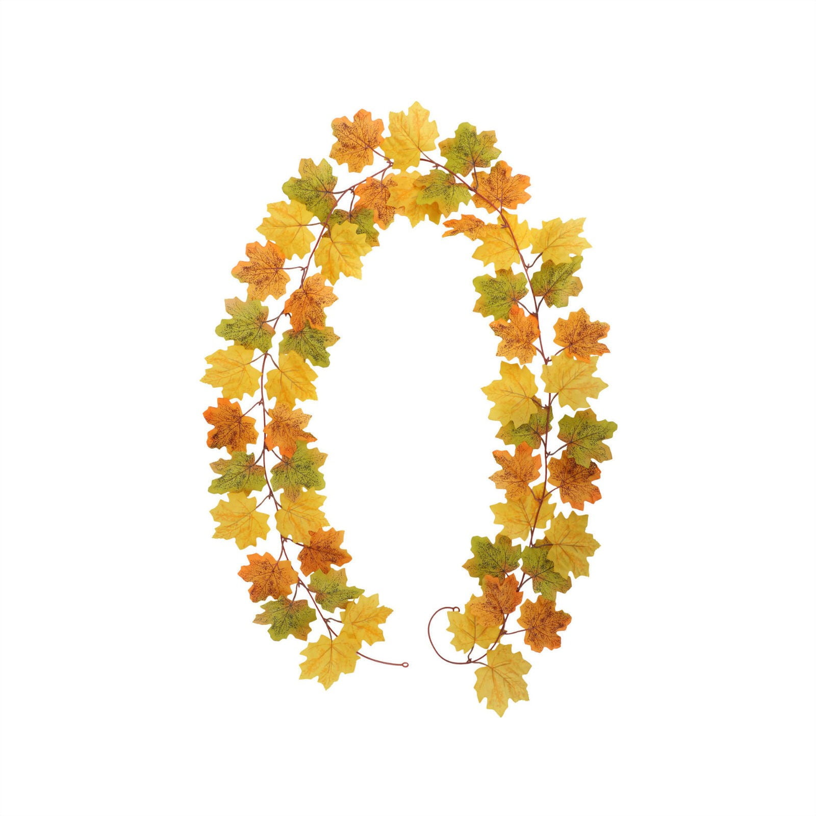 CHELIASD Fall Garland Maple Leaf, 6.56Ft/Piece Hanging Vine Garland ...