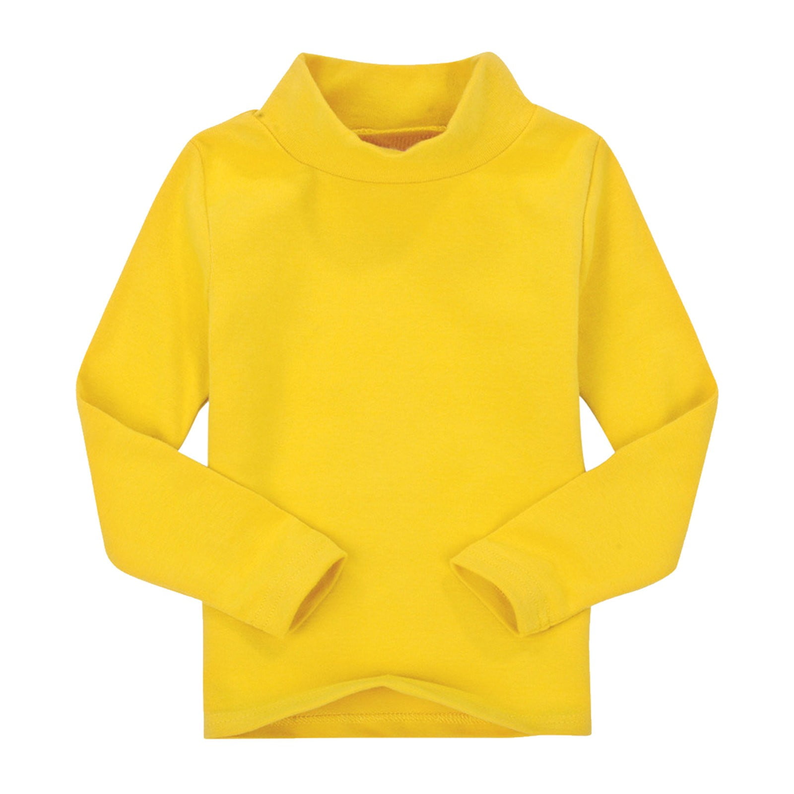 CHELIASD Fashion Tops Baby Girls Boys High Neck Candy Color Undershirt ...