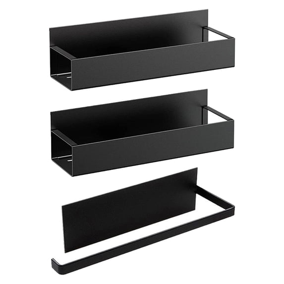 CHELIASD Metal 3 Packs Magnetic Spice Storage Rack Organizer for ...