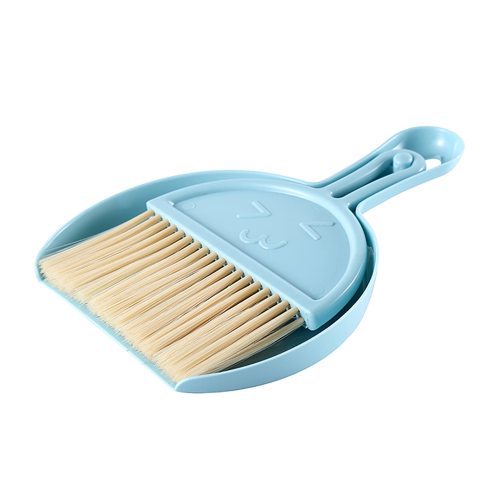 CHELIASD Small Broom and Dustpan Set, Portable Mini Dustpan and Brush ...