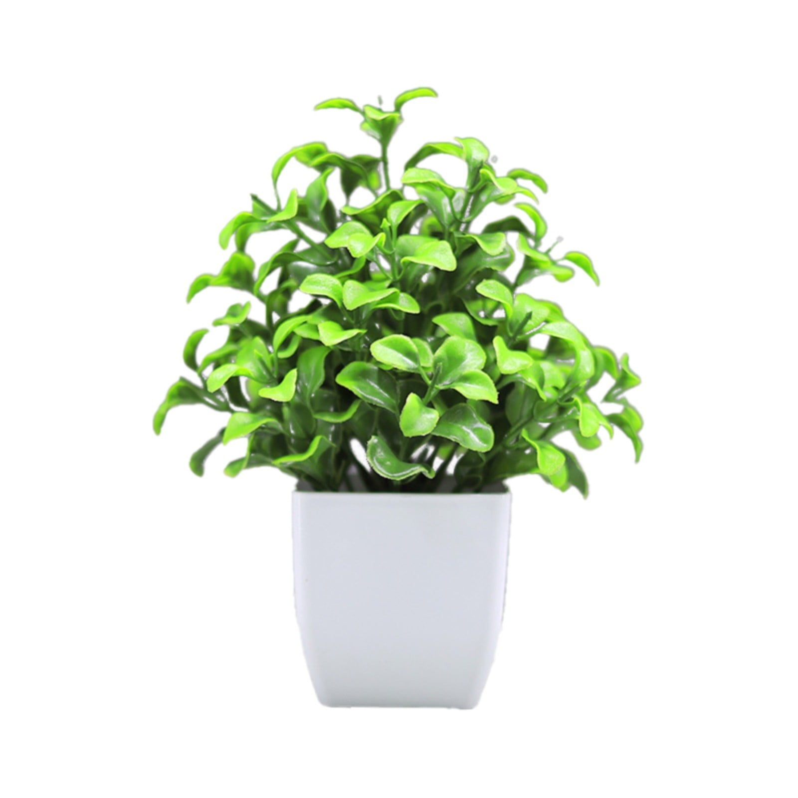 CHELIASD Small Potted Plants Mini Artificial Greenery for Home/ Decor ...