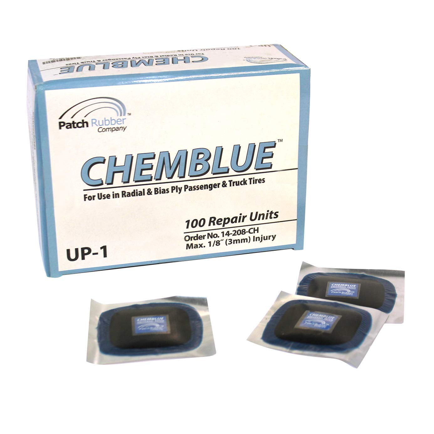 CHEMBLUE Universal 1 Tire Repair Unit, Tire Repair Patch for Passenger ...