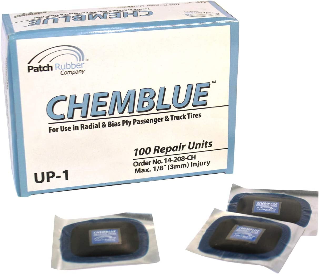 CHEMBLUE Universal 1 Tire Repair Unit, Tire Repair Patch for Passenger ...