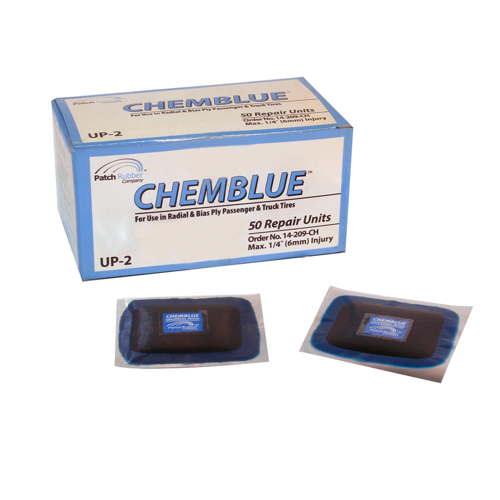 CHEMBLUE Universal 2 Tire Repair Unit, Tire Repair Patch for Passenger ...
