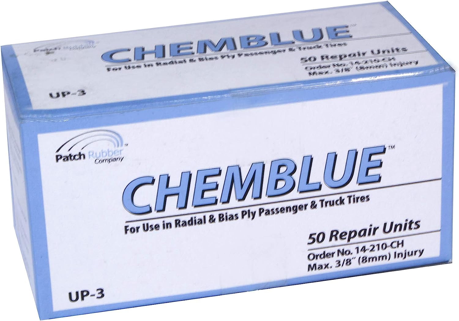 CHEMBLUE Universal 3 Tire Repair Unit, Tire Repair Patch for Passenger ...