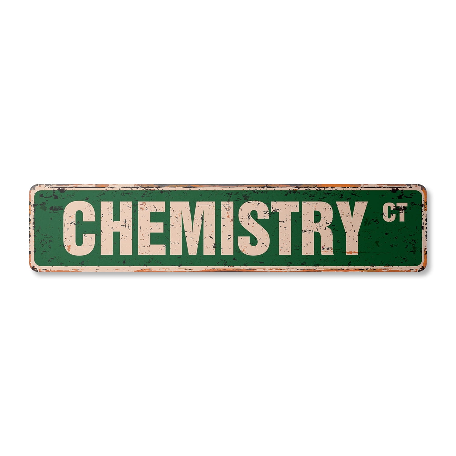CHEMISTRY Vintage Plastic Street Sign teacher professor pharmacist ...