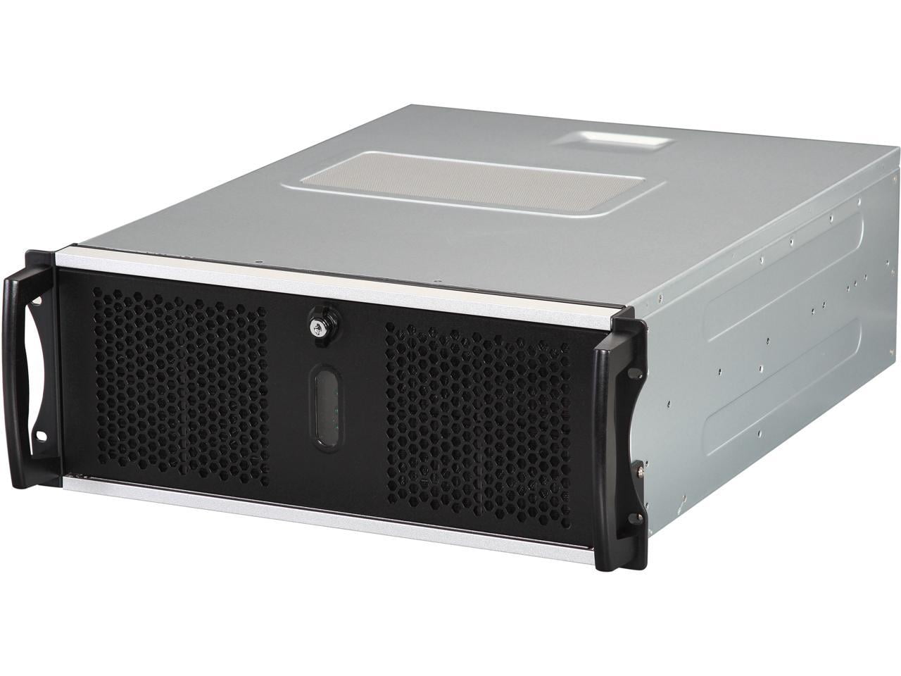 CHENBRO RM41300-FS81 Black Steel / Plastic 4U Rackmount Server Case for ...