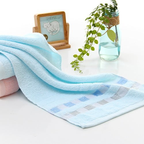 CHENDIAN Pure Cotton Face Towel High Absorbency Soft Elegant Embroidery ...