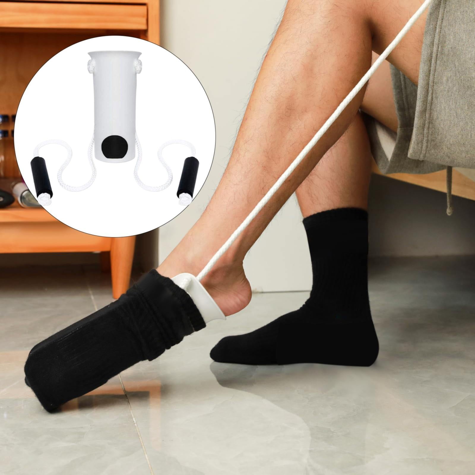 CHENGM Sock Aid Kit Flexible Sock Aid Device With Long Rope Sock Puller ...