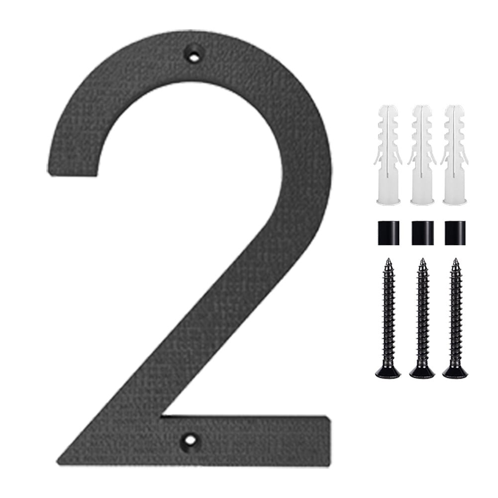 CHENGSI 12 Inch Modern House Numbers Black Large Address Numbers for ...