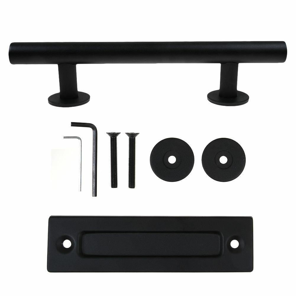 CHENGSI for 12 Inch Sliding Barn Door Pull Handle Set, Flush Finger ...