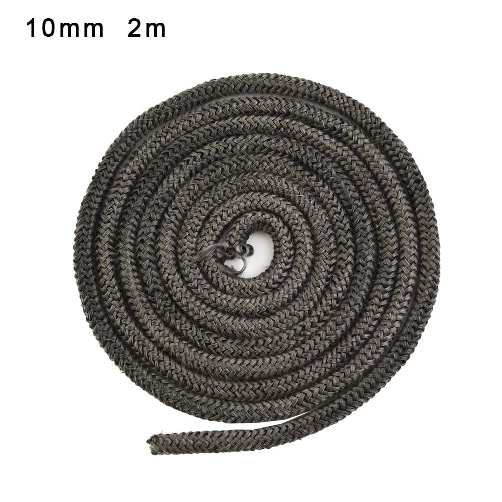 CHENGSI for Black Fiberglass Stove Rope Seal 10mm x 2m Length Wood ...