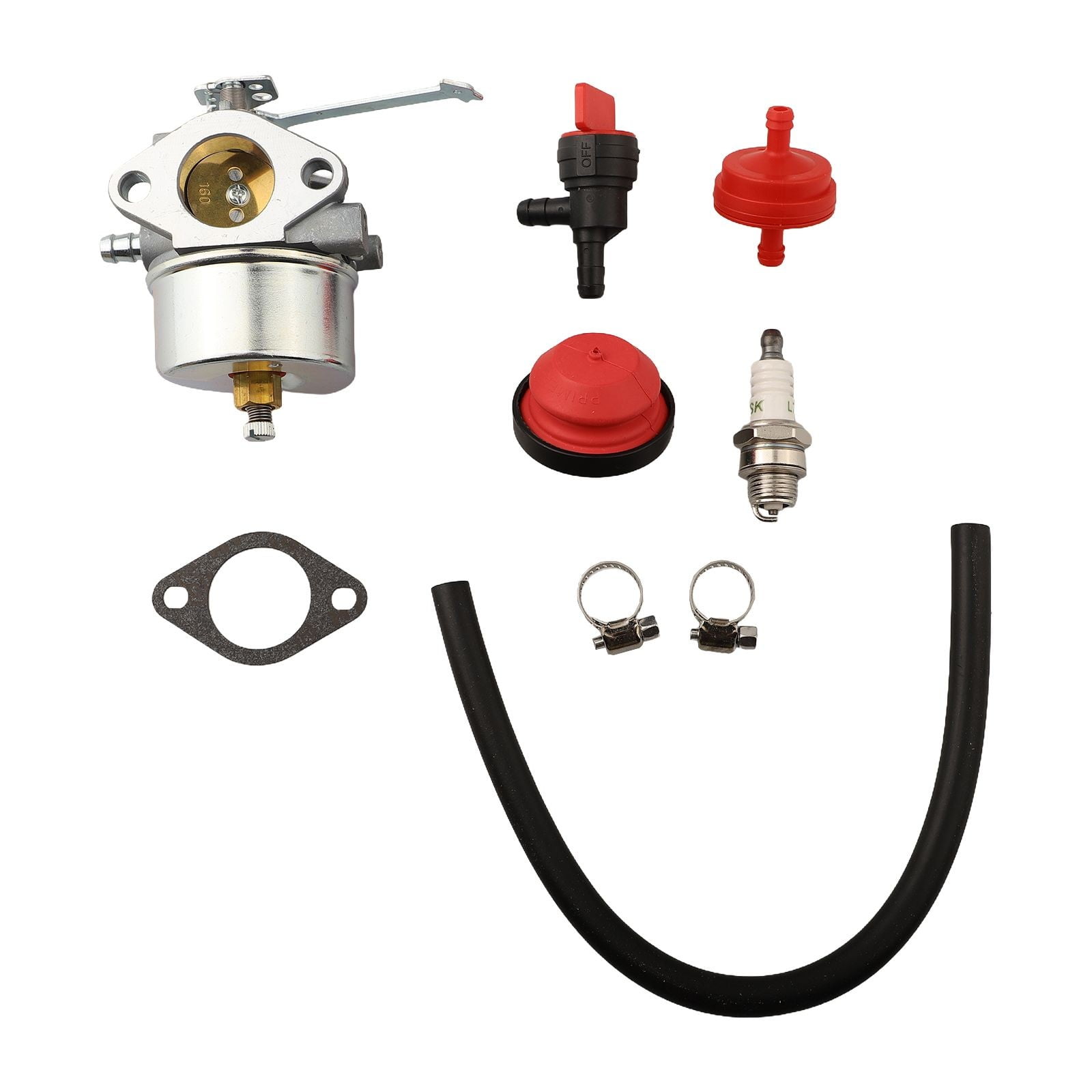 CHENGSI Carburetor Replacement Kit 632325 632242 for Tecumseh HM100 HHM80 Snow Blower 4 ...