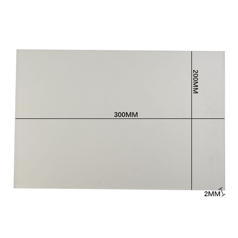 CHENGSI for Clear Acrylic Sheet 2mm Thick 200x300mm Plastic Panel PVC ...