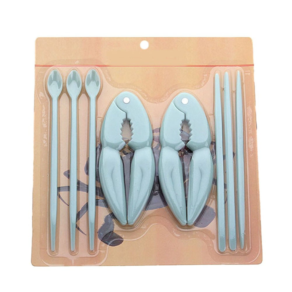 CHENGSI for Crab Crackers and Tools Set, Seafood Utensils with 2 Claw ...
