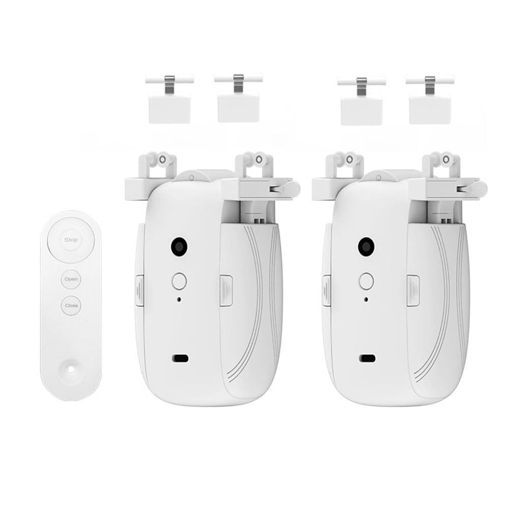 CHENGSI for Electric Curtain Opener with Remote Control for Roman Rod TU-Rail I-Shaped Rail ...