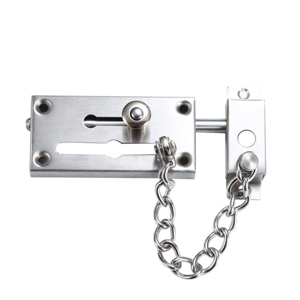 CHENGSI for Heavy Duty Door Chain Lock With Security Bolt Latch ...