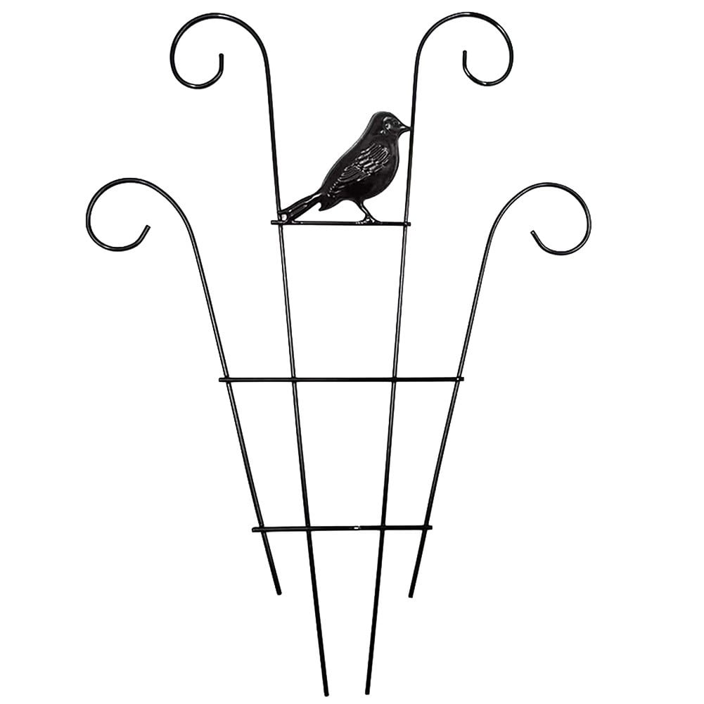 CHENGSI Metal Climbing Plant Support Frame with Butterfly Bird Design ...