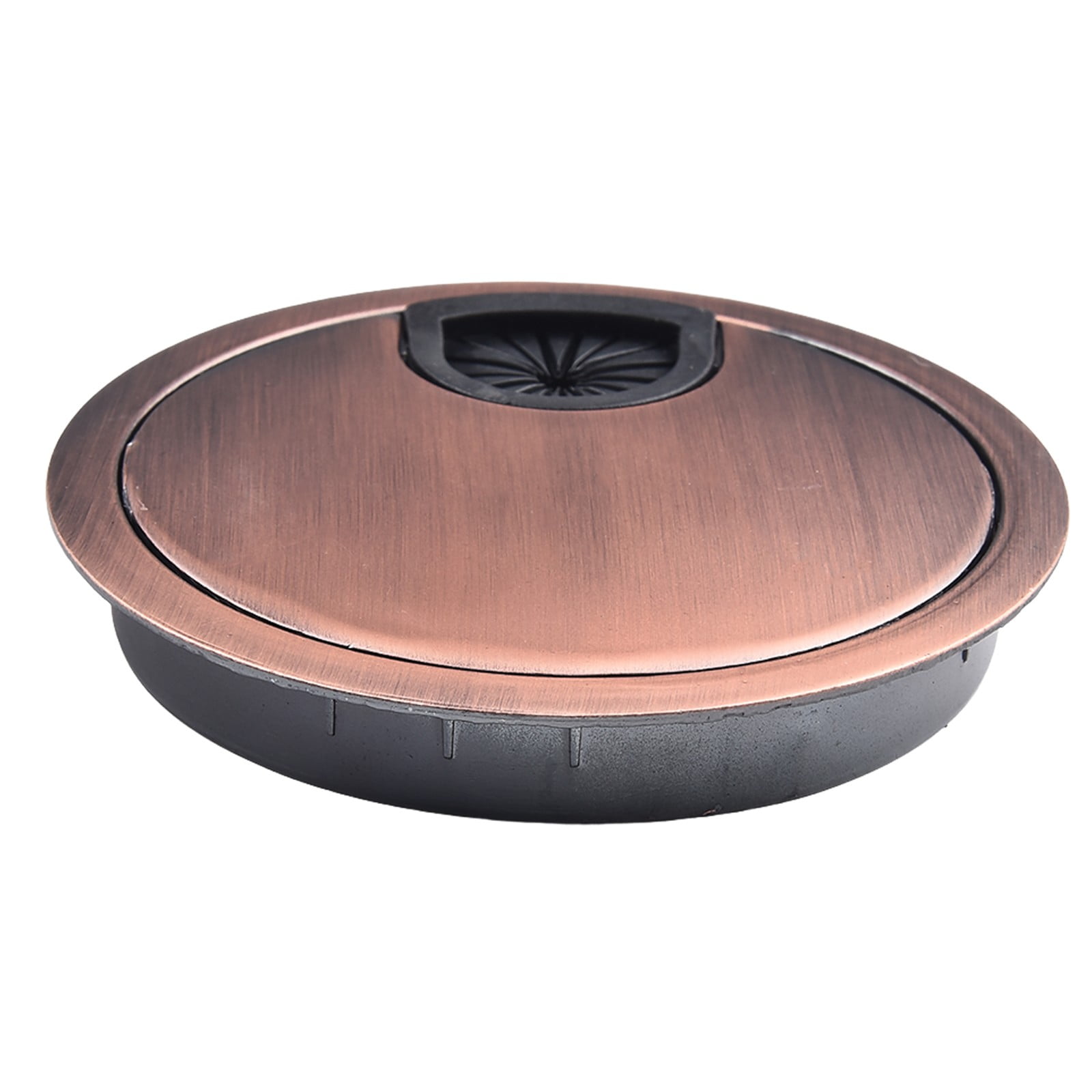 CHENGSI for Metal Grommet Desk Cable Management Cover Red Bronze 80mm ...