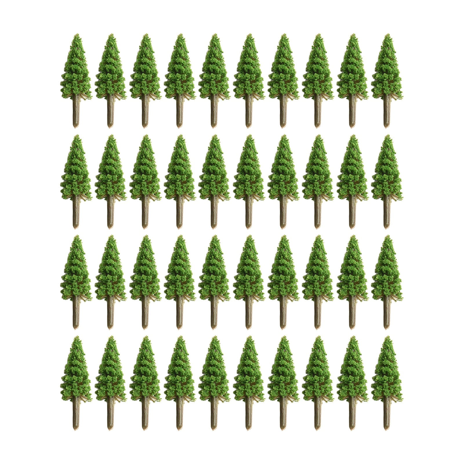 CHENGSI for Model Trees Set 40 Pack for Train Railroad Diorama Wargame Landscape Scenery ...