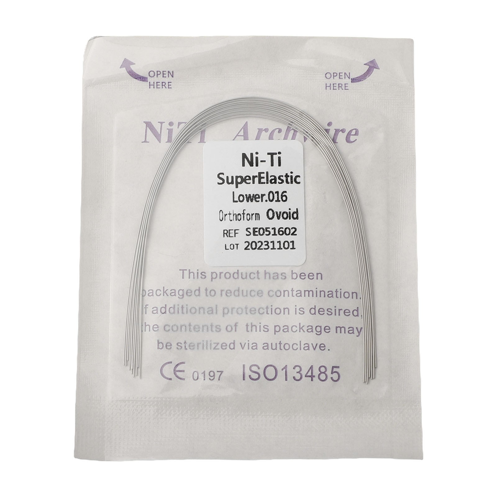 CHENGSI Ortho Orthodontic Round Arch Wire Dental Super Elastic Oval ...