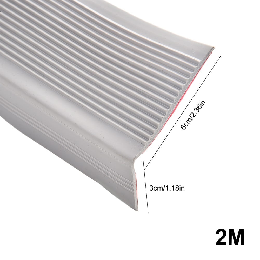 CHENGSI for PVC Stair Edge Protector Trim with Anti-Slip Strips, Self ...