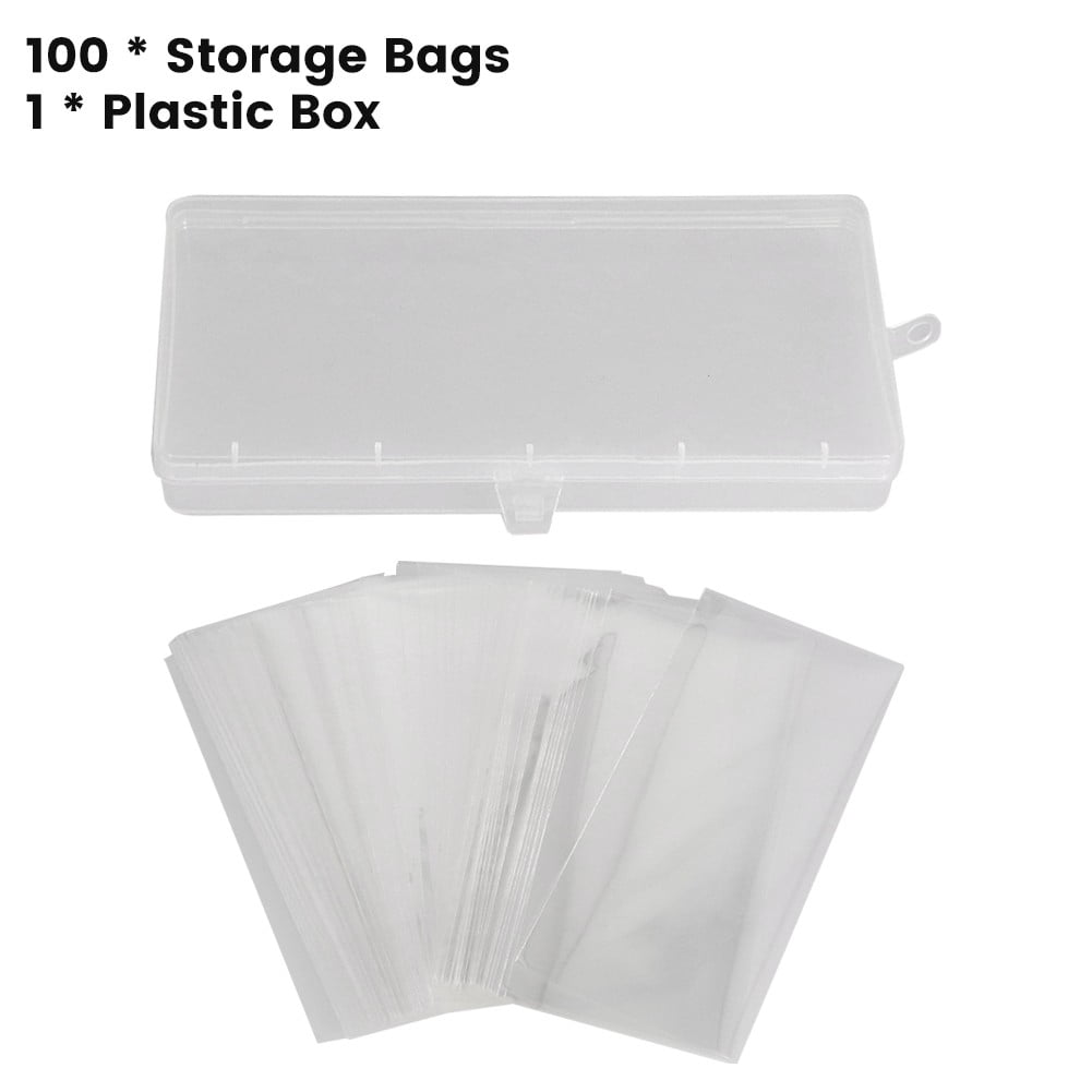 CHENGSI for Paper Money Collection Storage Set - 100 Transparent ...