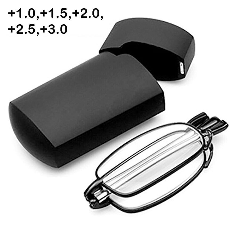 CHENGSI Reading Glasses Men Women, Pocket Wallet Purse Compact Hard ...