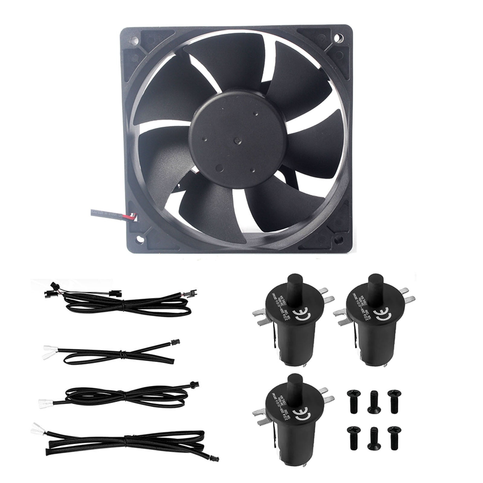 CHENGSI for Replacement Fan and Lid/Door Switch Kit for Gravity Series ...