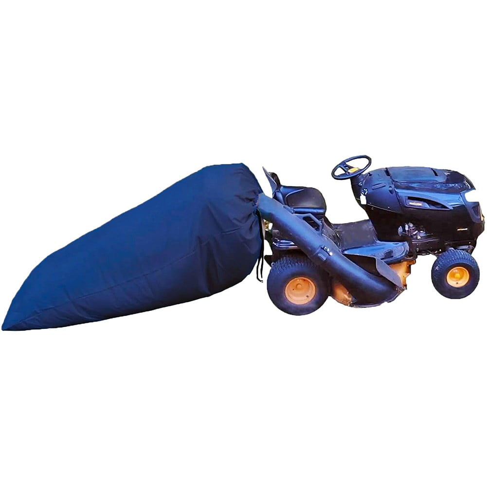 CHENGSI Riding Mower Leaf Collector Bag 244 x 142cm 97 x 55 inches Yellow/Blue for Garden Lawn ...
