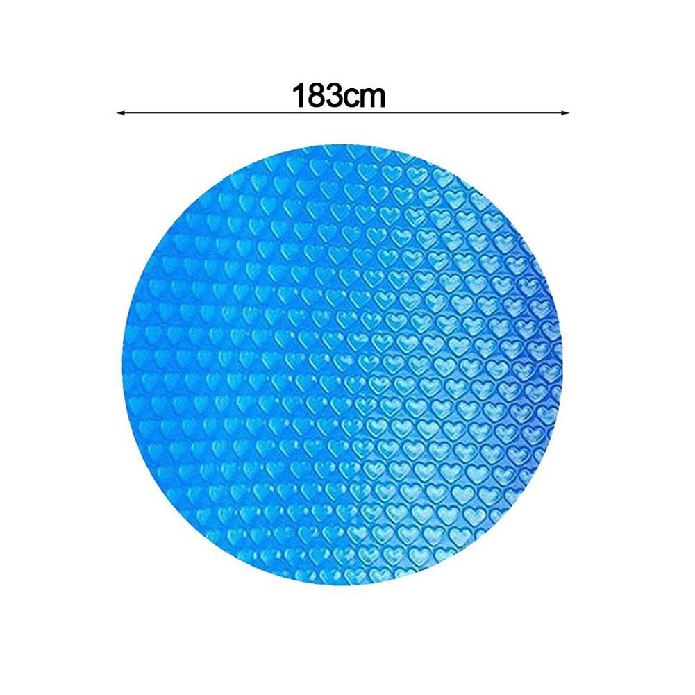 CHENGSI Round Solar Pool Cover 6ft Swimming Pool Blanket Anti-UV Debris ...