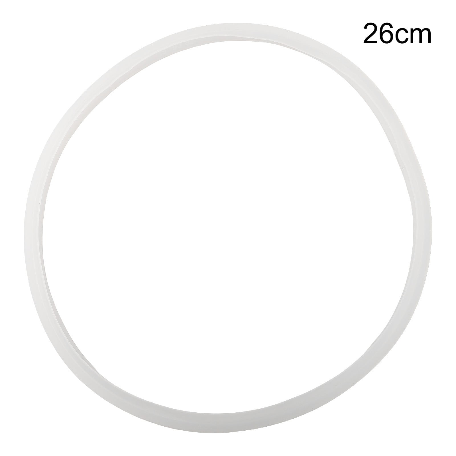 CHENGSI Silicone Pressure Cooker Sealing Ring 26cm Clear Rubber Gasket ...