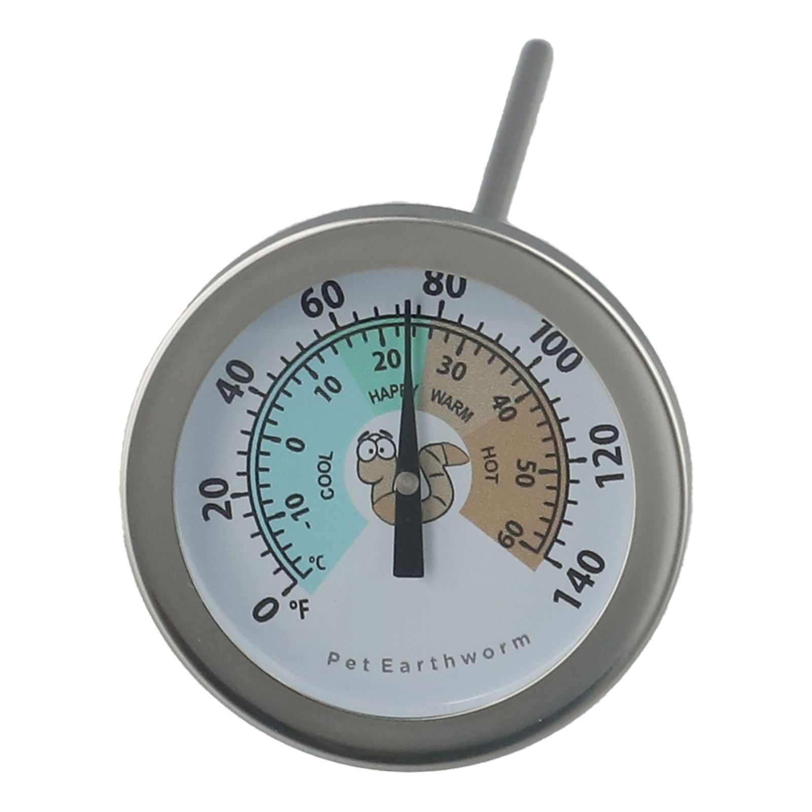 CHENGSI Stainless Steel Compost Soil Thermometer Temperature Monitor ...