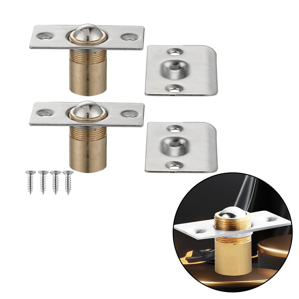CHENGSI for Stainless Steel Door Ball Catch Set - 2 Pack Silver Spring ...