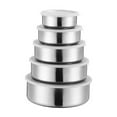 CHENGSI for Stainless Steel Food Storage Containers with Clear Lids ...