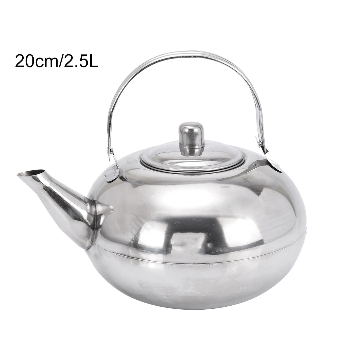 CHENGSI for Stainless Steel Teapot with Strainer - 2.5L Capacity Coffee ...