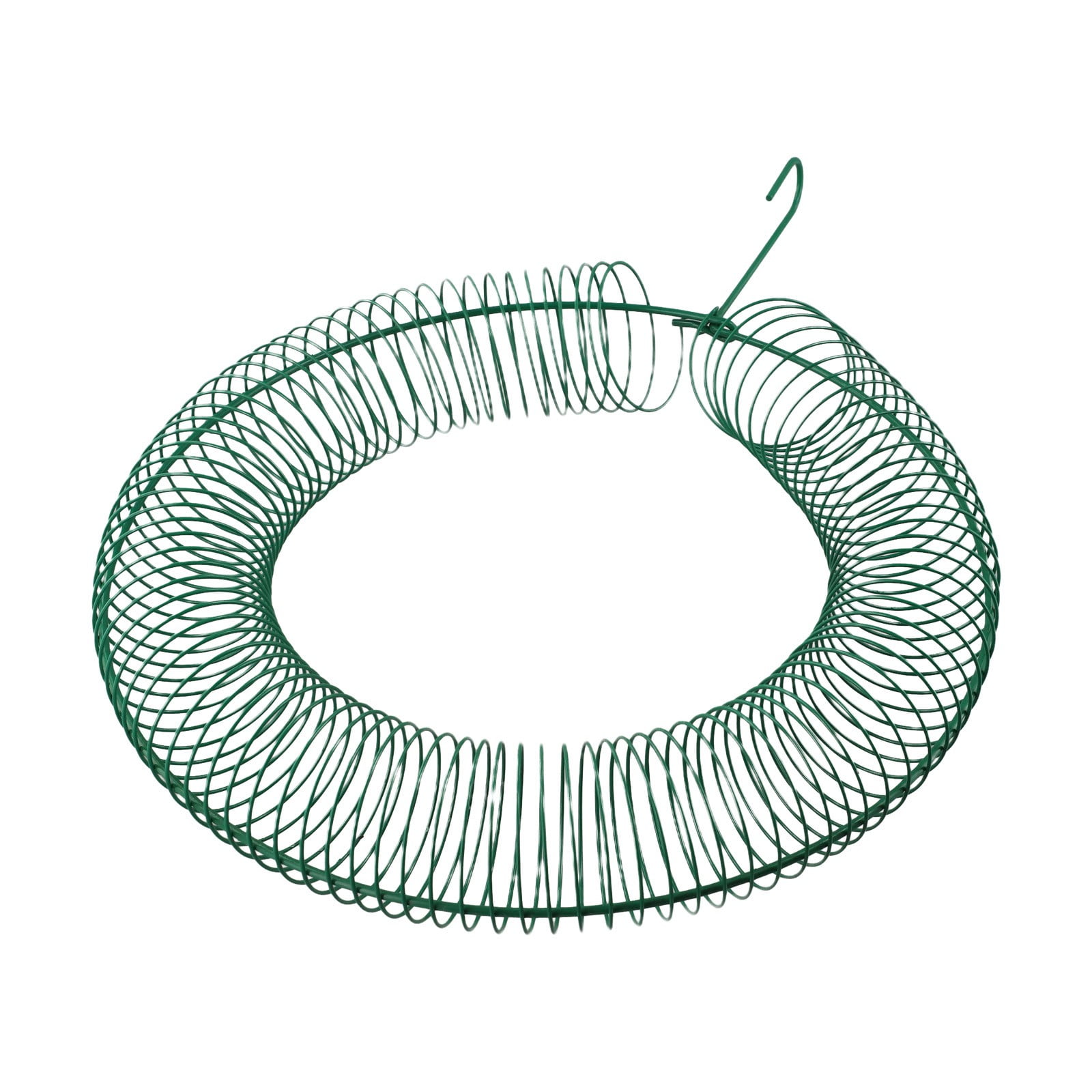 CHENGSI Steel Wreath Bird Feeder Large Capacity 12x16 Inch Hanging Flower Cage for Garden Yard ...