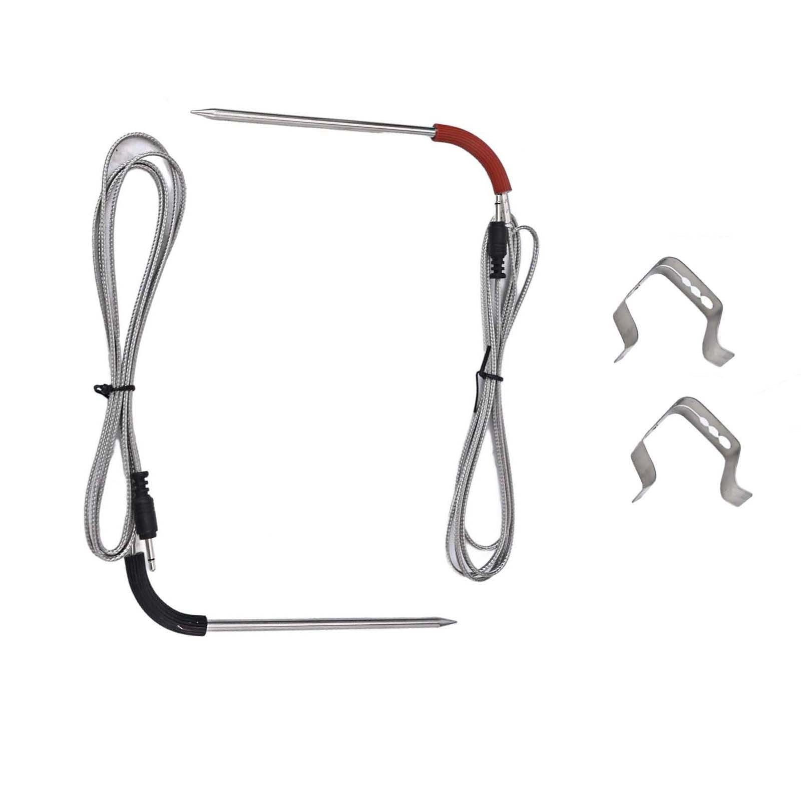 CHENGSI for Weber Compatible Meat Temperature Probe Dual Needle Set for ...