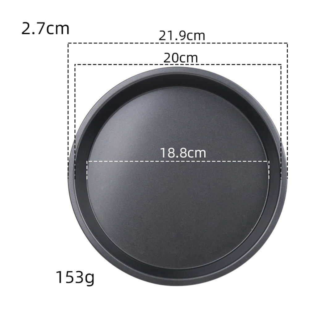 CHENGSI for Carbon Steel Non-Stick Pizza Pan Set 8 Inch Round Baking ...