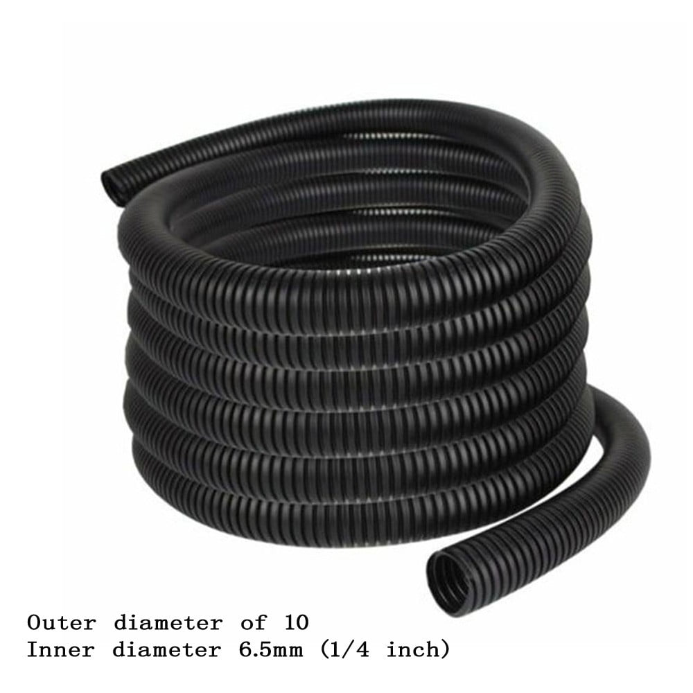CHENGSI for Protective Wire Sleeve Tube 98FT Split Tubing Black ...