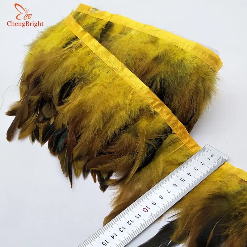 CHENGVRIGHT Wholesale 10 Meter 13-18CM Chicken Rooster Tail Feathers ...