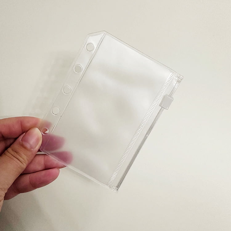 CHENGZHI M5 Glitter 5-Hole Transparent Colored Binder Cover Journal ...