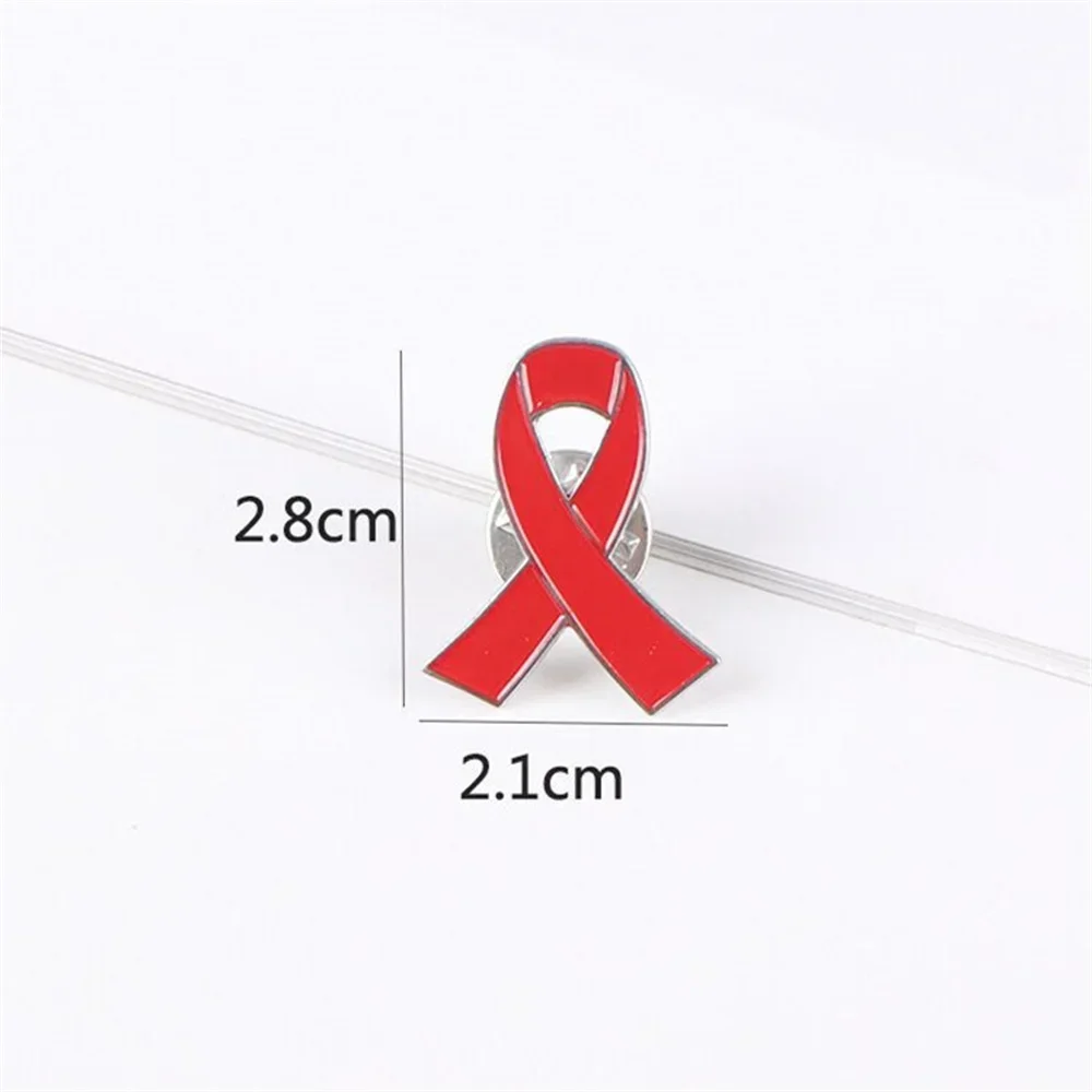 CHENGZHI Yellow Ribbon Health Peace Enamel Pins Breast Cancer Red Hope ...