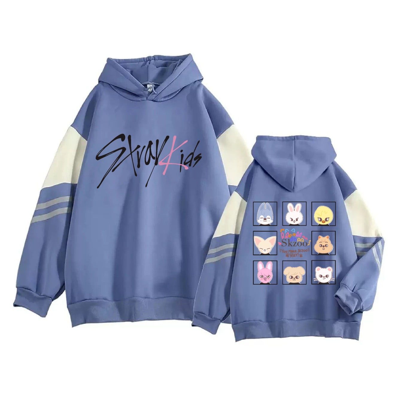 CHENGZHONGFS Stray Kids Merch SKZOO Hoodie New Style Kpop Felix Hyunjin ...