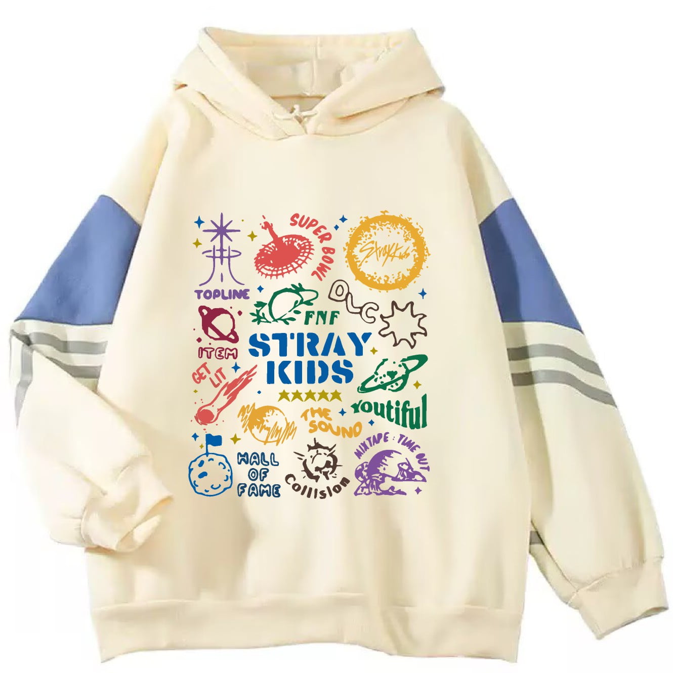 CHENGZHONGFS Stray Kids Tour Merchandise Hoodie New Kpop Style Color ...