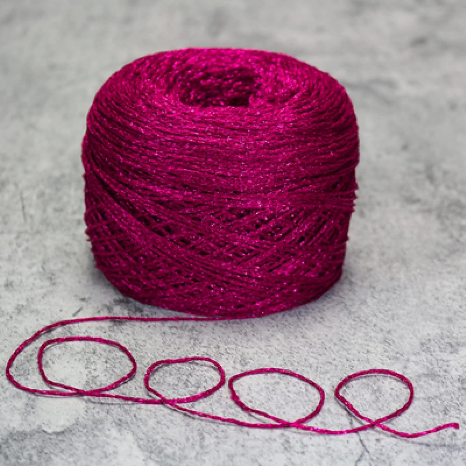 CHENHAINAN 100g/roll Gold Silver Yarn Bright Wire Crochet Metallized ...