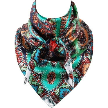 Wild Rags Cowboy Scarf Men Women Silk Scarves Bandana Hair Wrap Face ...